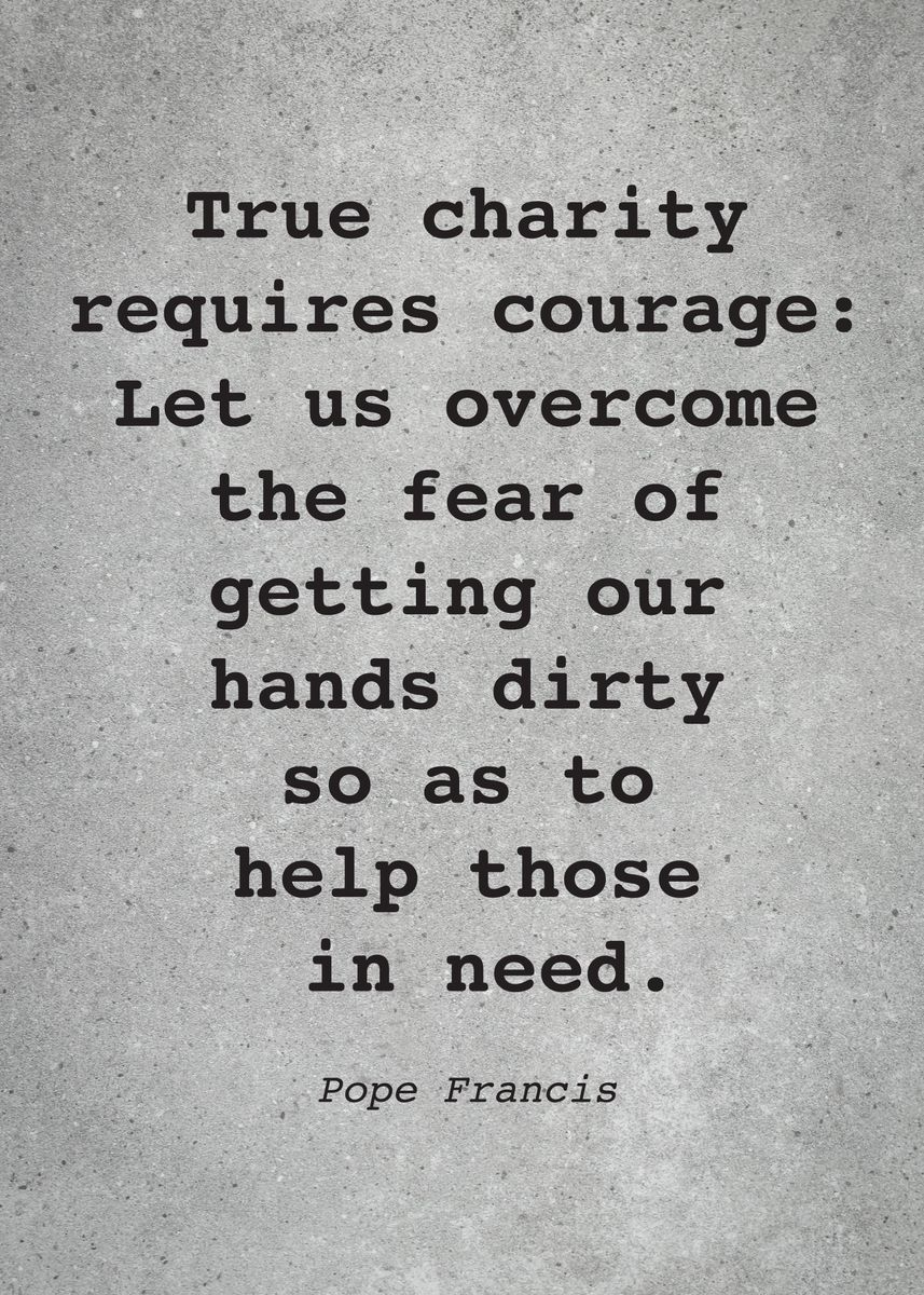 'Pope Francis Quote L018' Poster, picture, metal print, paint by Go ...