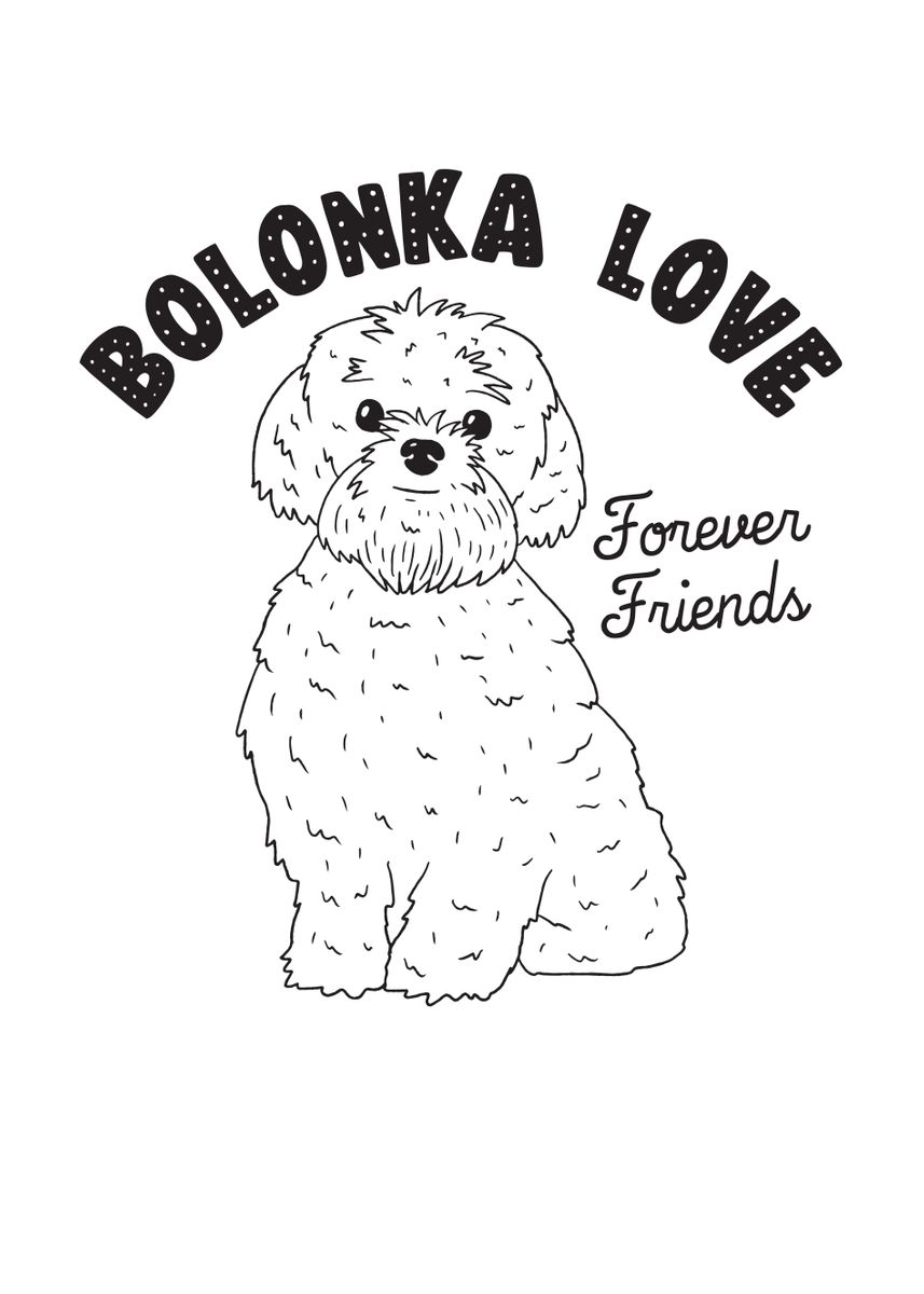 'Bolonka Love' Poster by StonerPlates | Displate