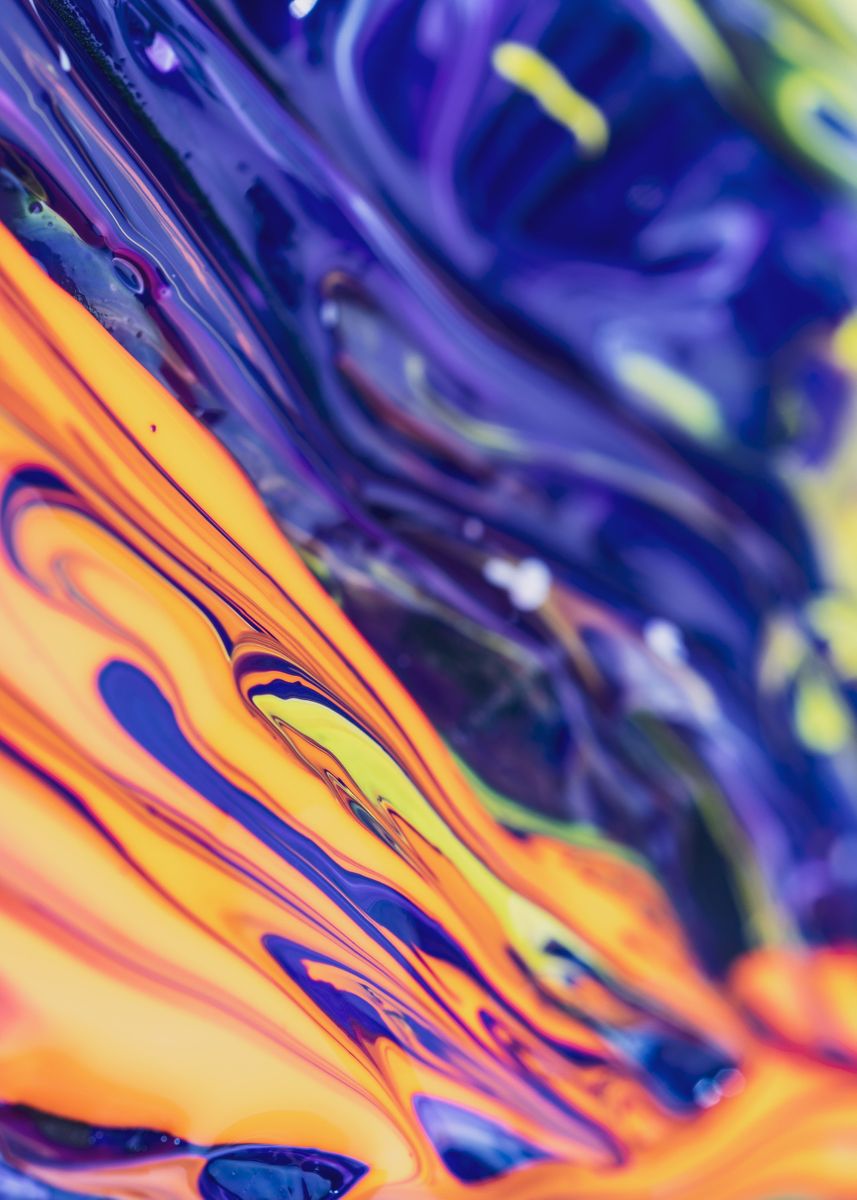 'Abstract' Poster, picture, metal print, paint by Five Senses Art ...