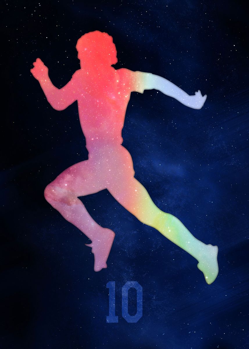 '10 Stellar Number' Poster, picture, metal print, paint by Cris de ...