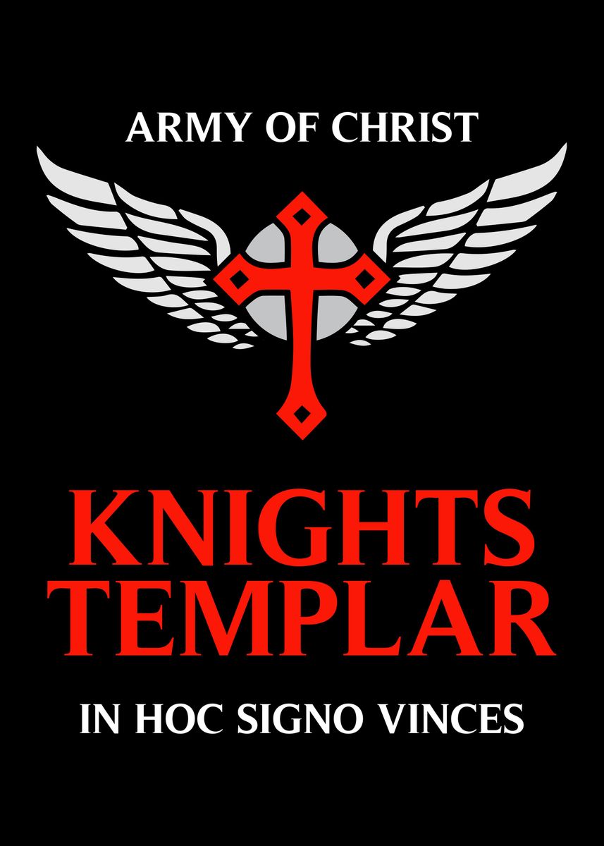 'Knights Templar' Poster, picture, metal print, paint by OliArt | Displate