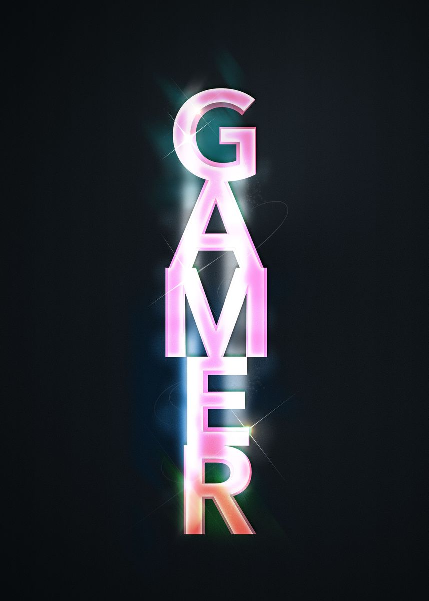 'Gamer' Poster, picture, metal print, paint by Nico | Displate