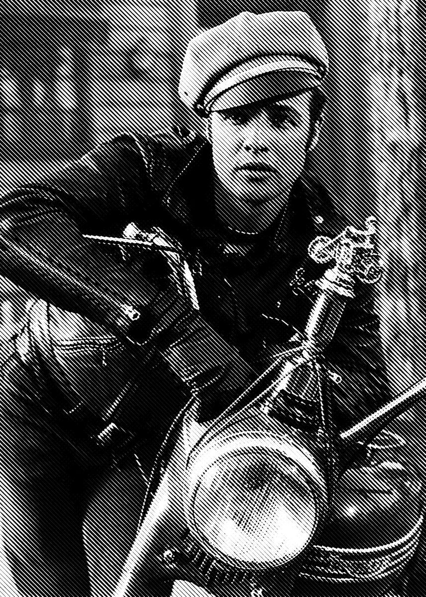 'WILD ONES MARLON BRANDO' Poster, picture, metal print, paint by ...