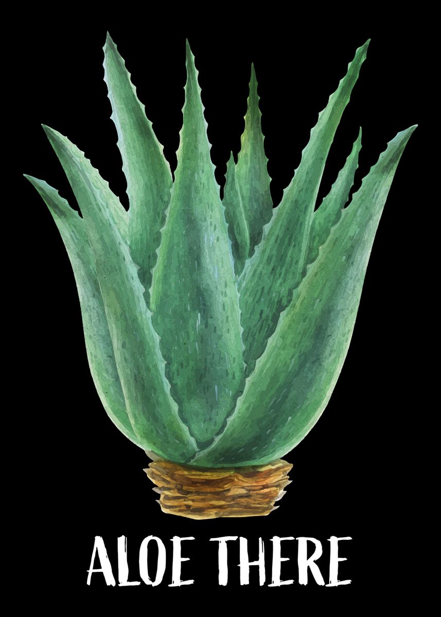 'Aloe Vera Garden Plant Flo' Poster by Lisa Marie | Displate