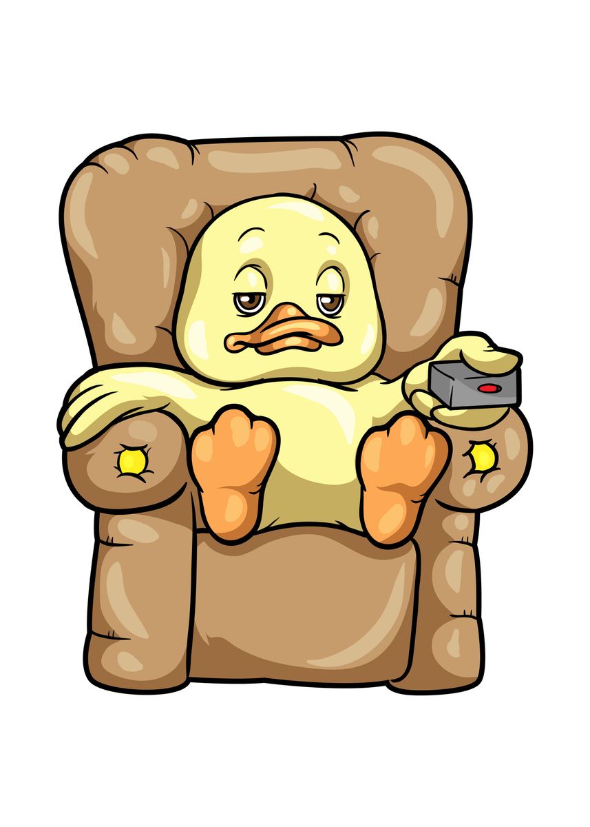'Duck Couch' Poster, picture, metal print, paint by Markus Schnabel ...