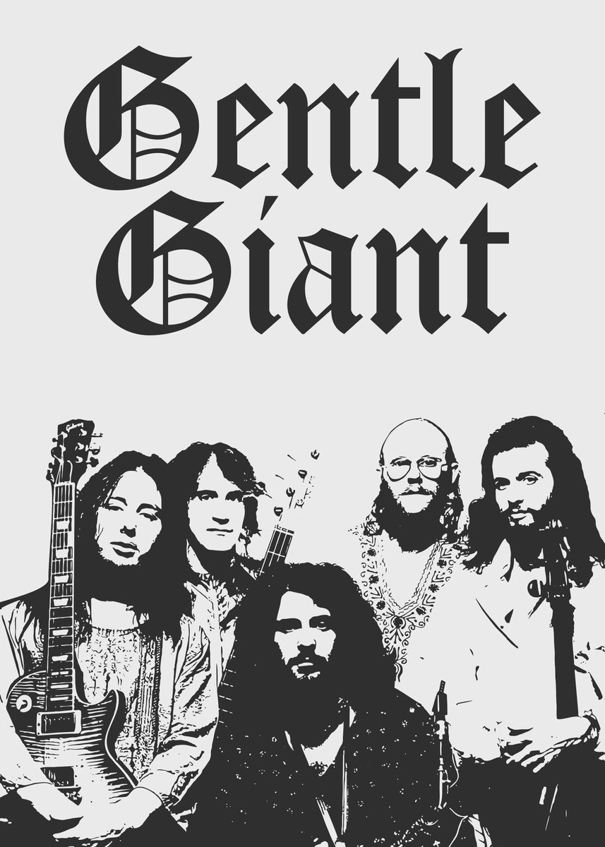 'Gentle Giant' Poster, picture, metal print, paint by supergaff | Displate
