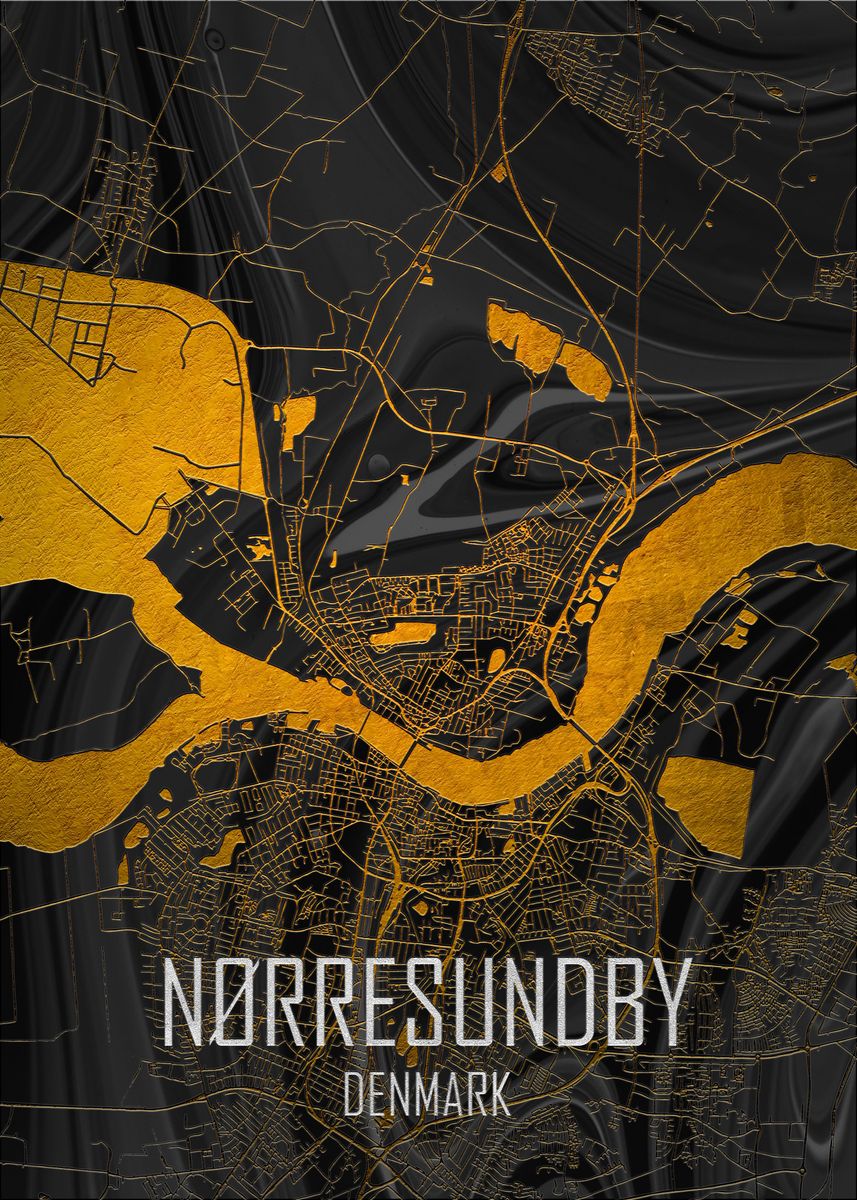 'Norresundby Denmark' Poster by Coconut Sorbet | Displate