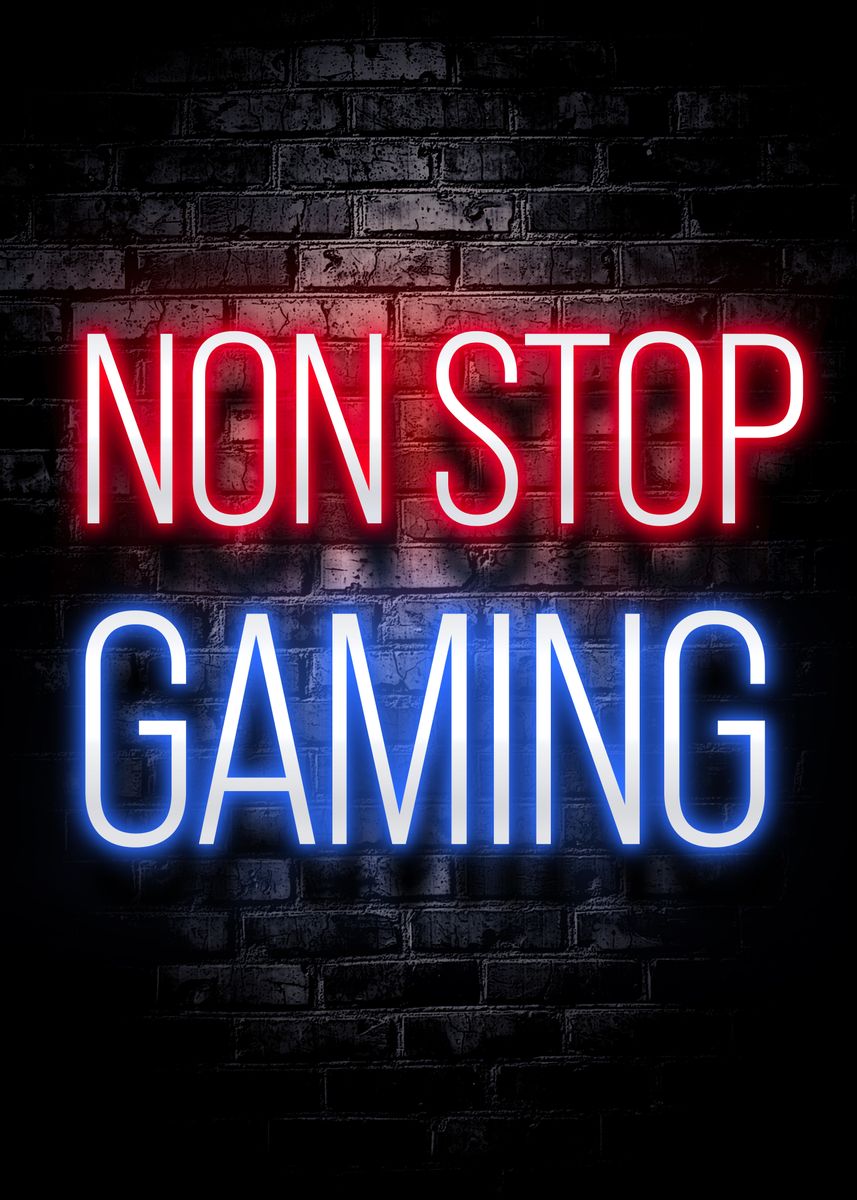 'gaming gamer quotes quote' Poster by Kitty Kit | Displate