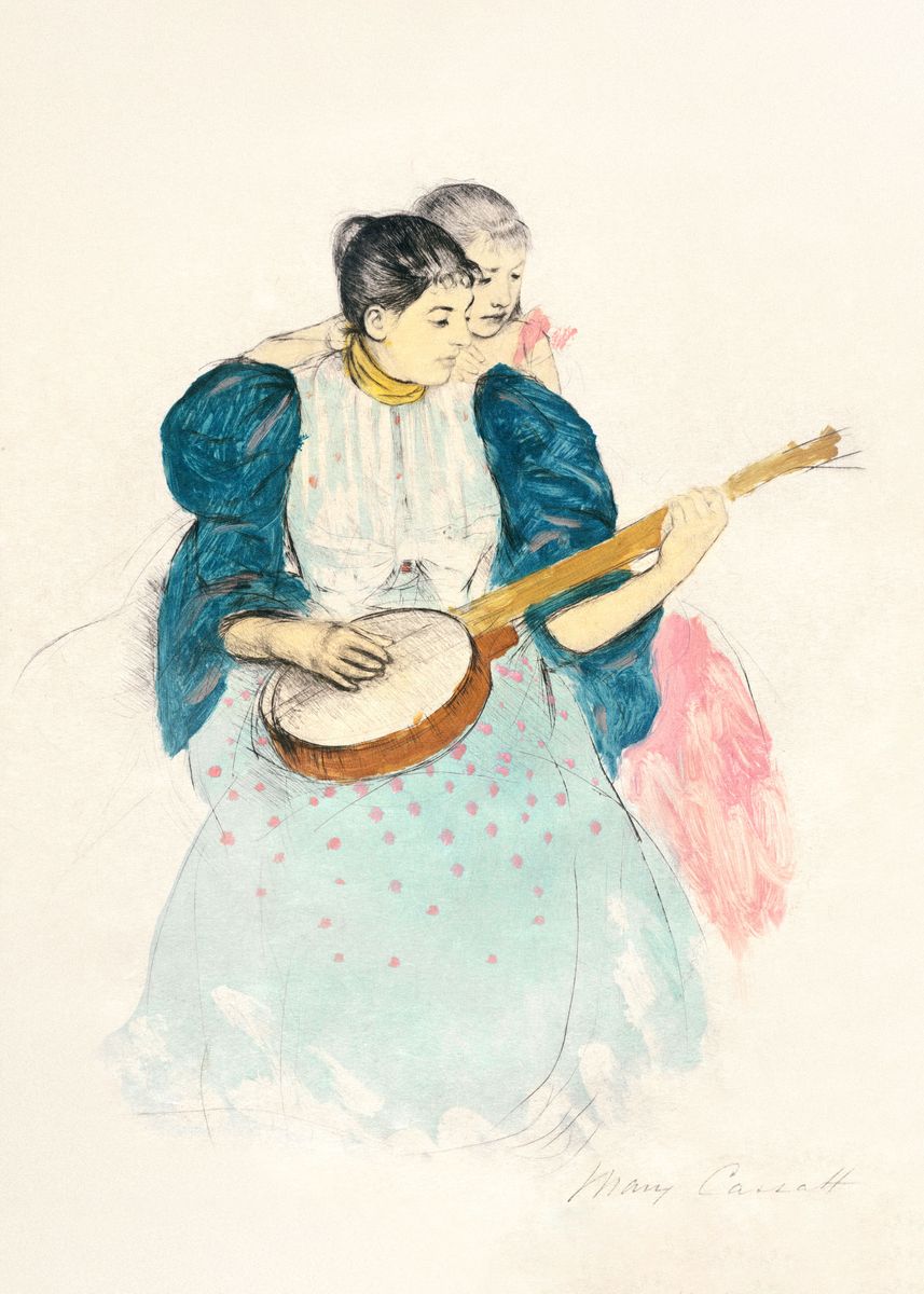 'The Banjo Lesson' Poster by tony4urban | Displate