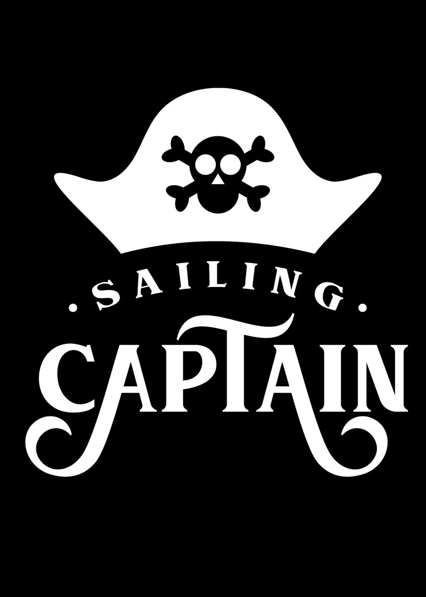 'Sailboat Captain' Poster, picture, metal print, paint by dr3designs ...