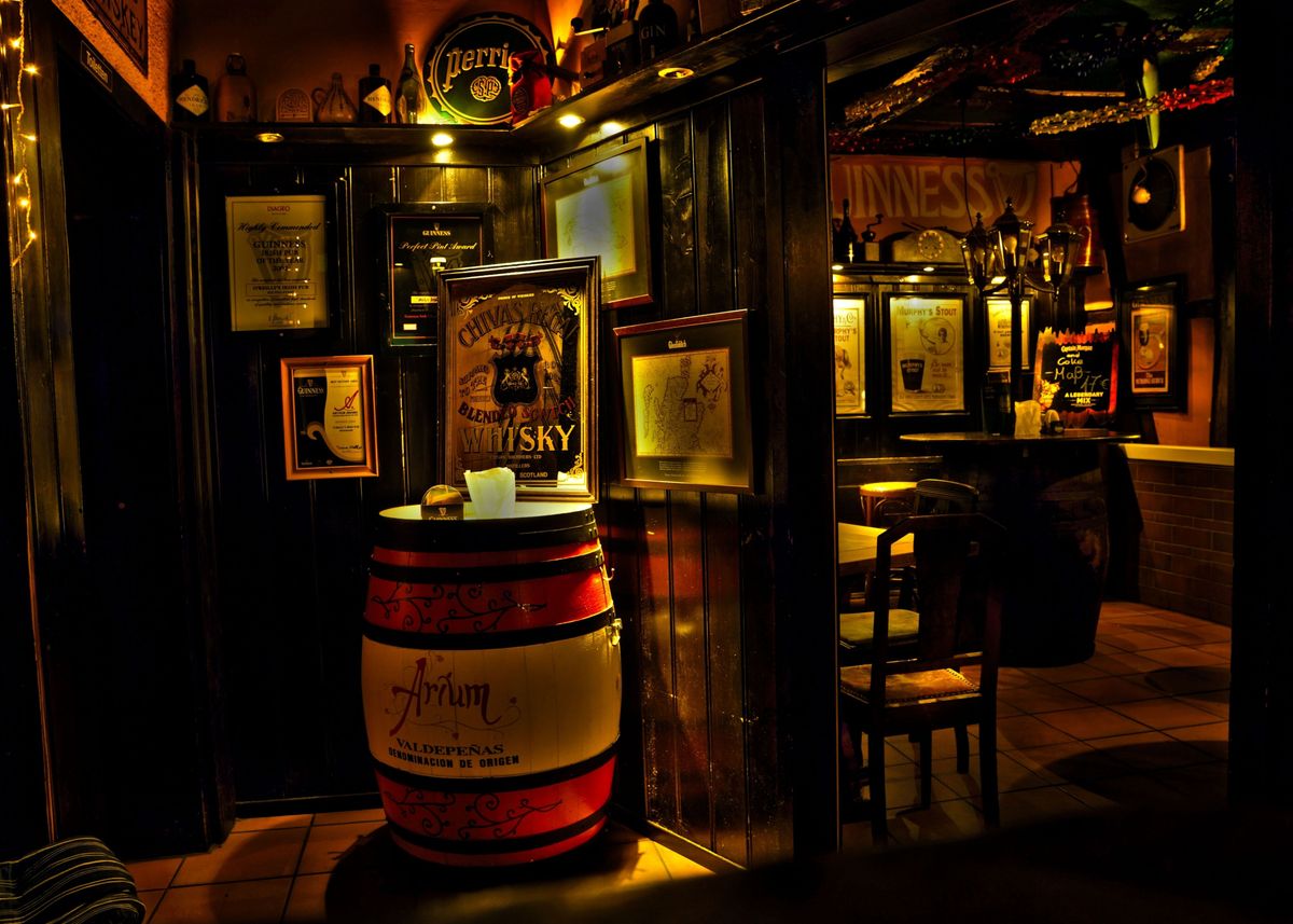 'Well Designed Bar' Poster by Artistic Prints | Displate