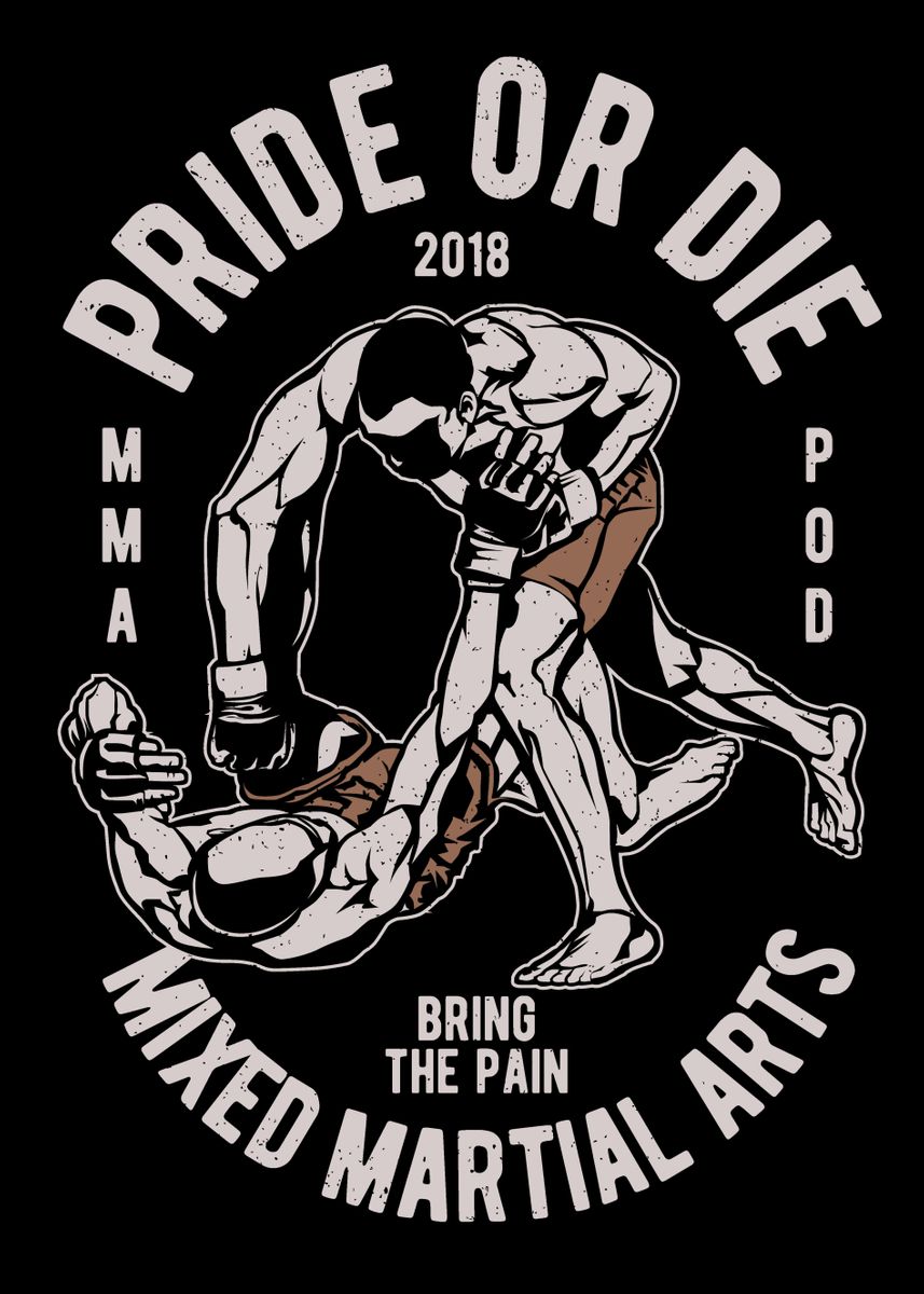 'Pride Or Die' Poster, picture, metal print, paint by thetshirtshop2020 ...