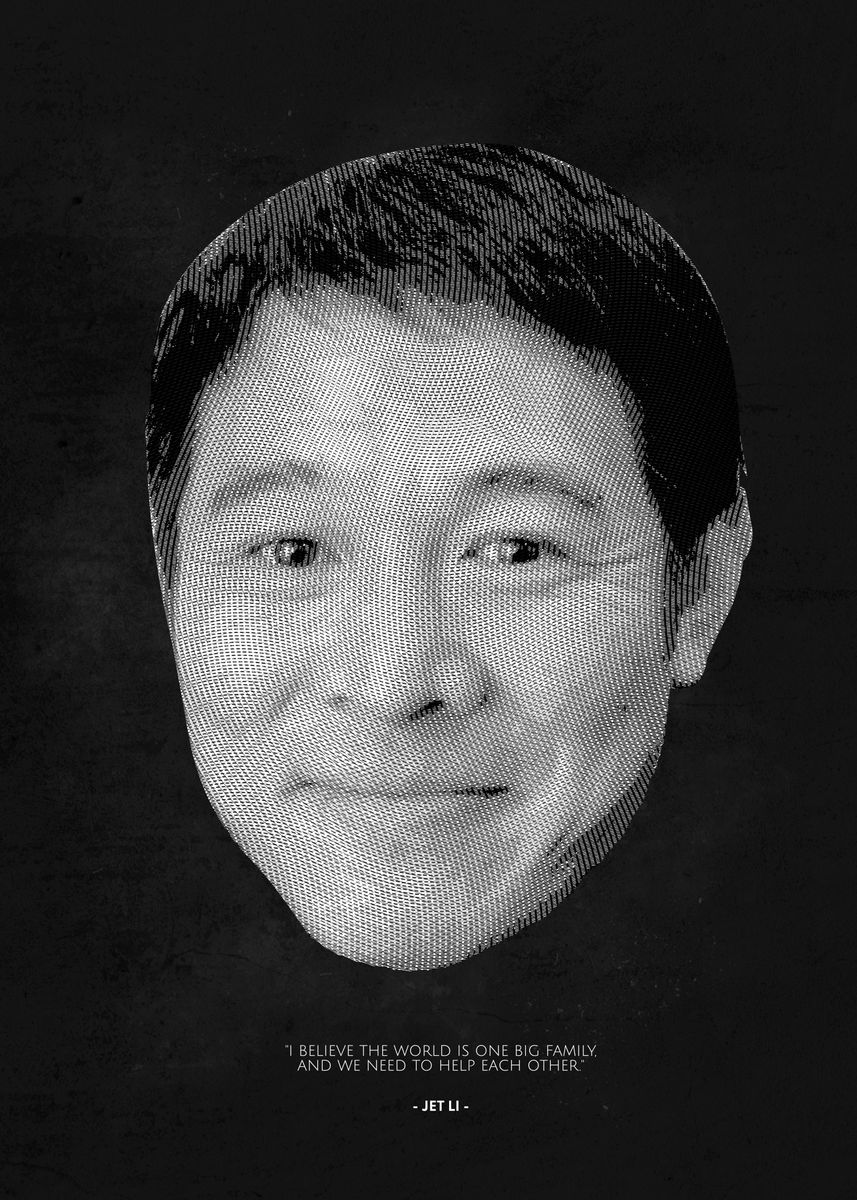 'Jet Li Lianjie Martial Art' Poster, picture, metal print, paint by ...