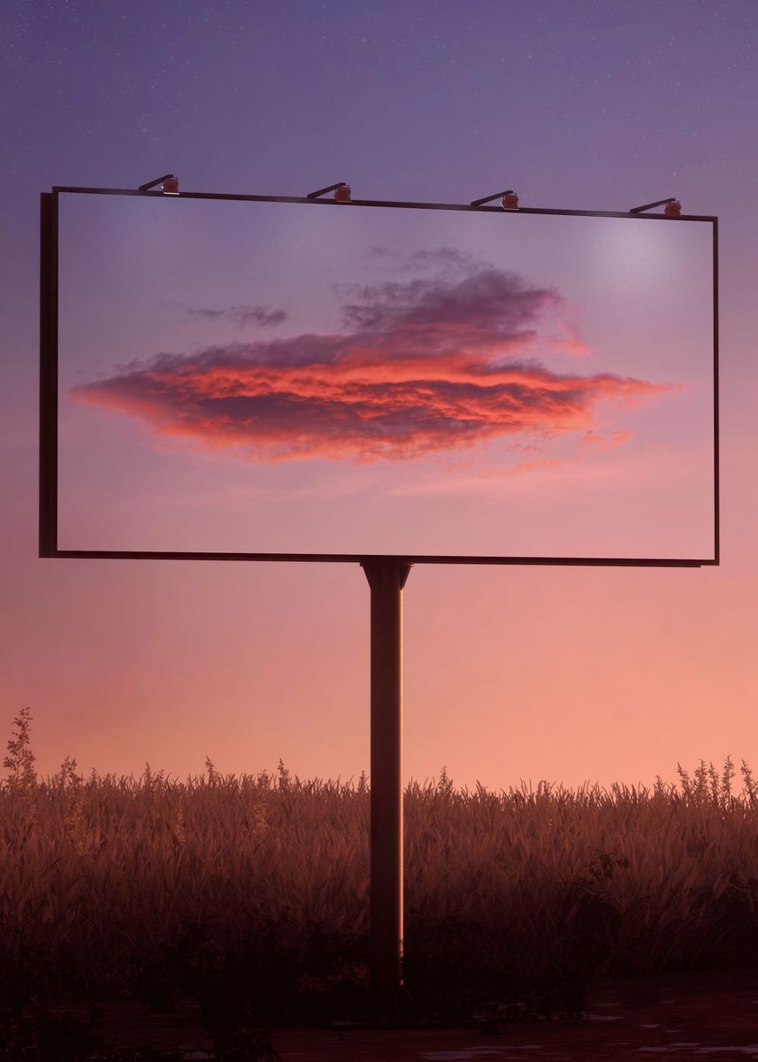 'Road Advertising' Poster by Evgenij Soloviev | Displate