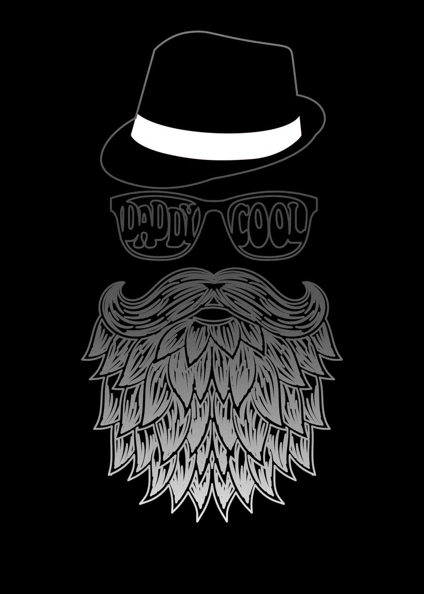 'Daddy Cool II' Poster, picture, metal print, paint by Andrea Guenther ...