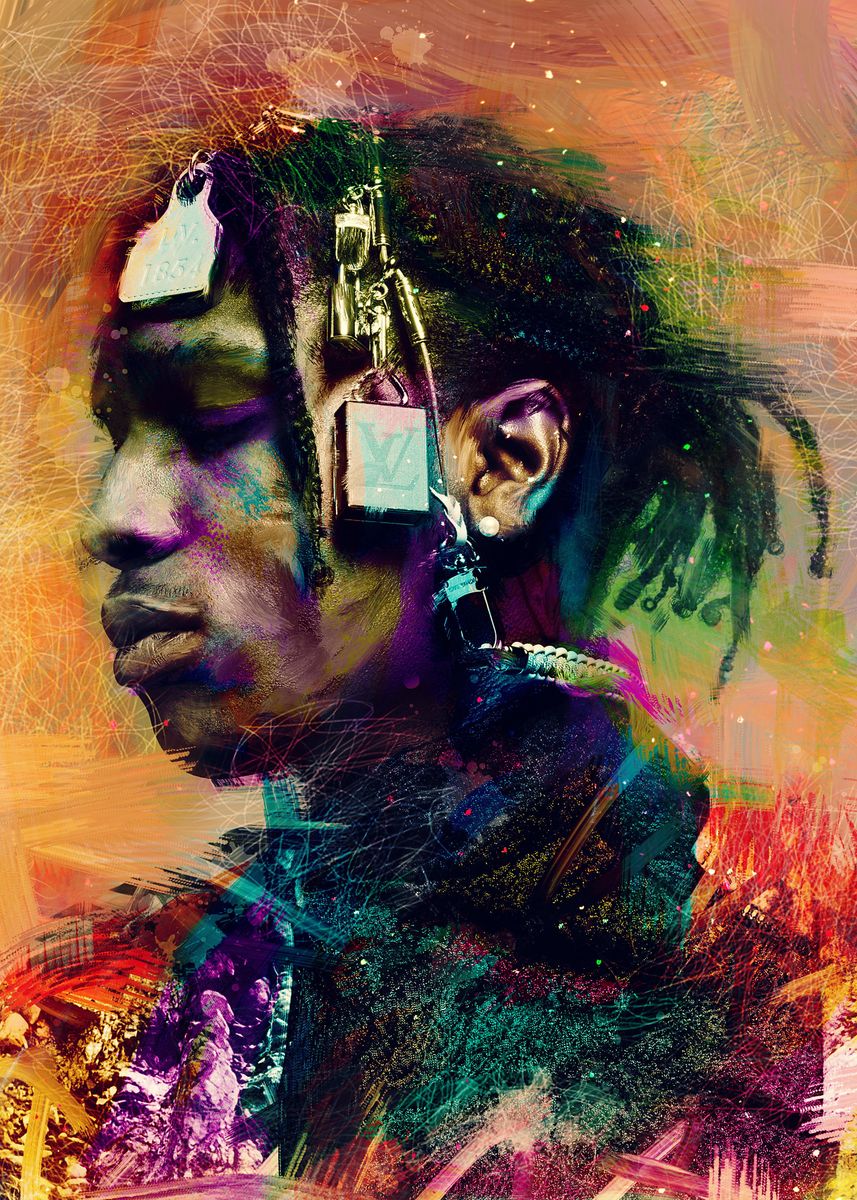 'Asap Rocky' Poster, picture, metal print, paint by Poernama Sahroe ...