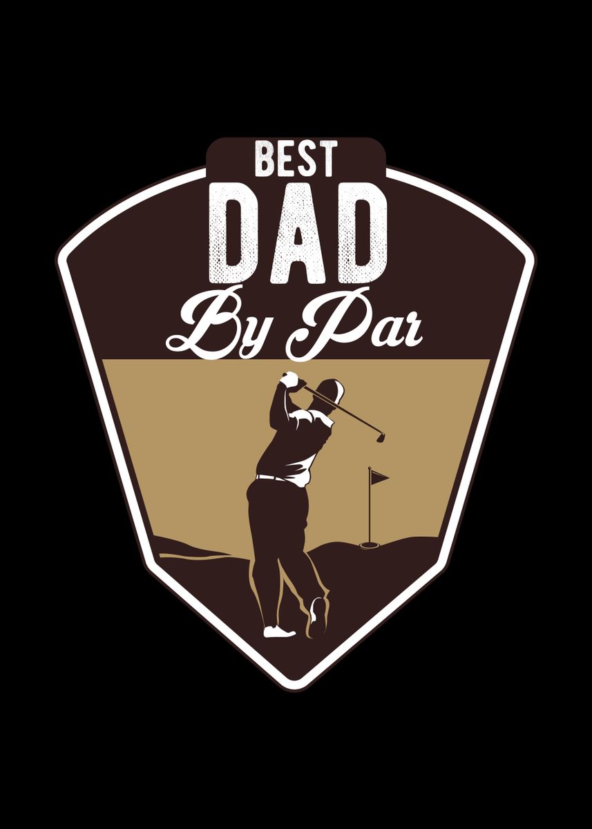 'Golf Golf Dad Golfer Golf' Poster, picture, metal print, paint by ZS C ...