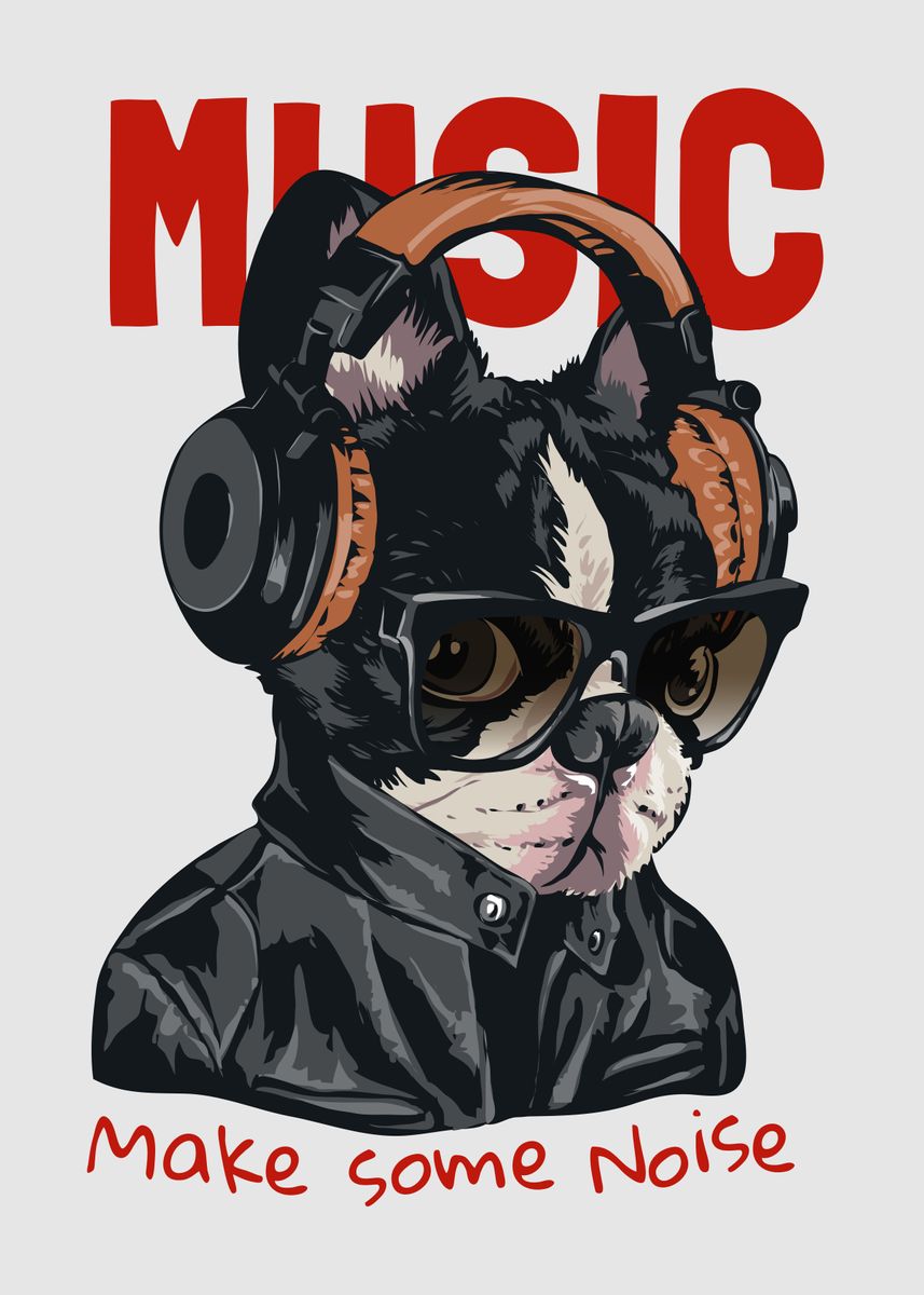 'Make Some Noise' Poster, picture, metal print, paint by Human Shadow ...