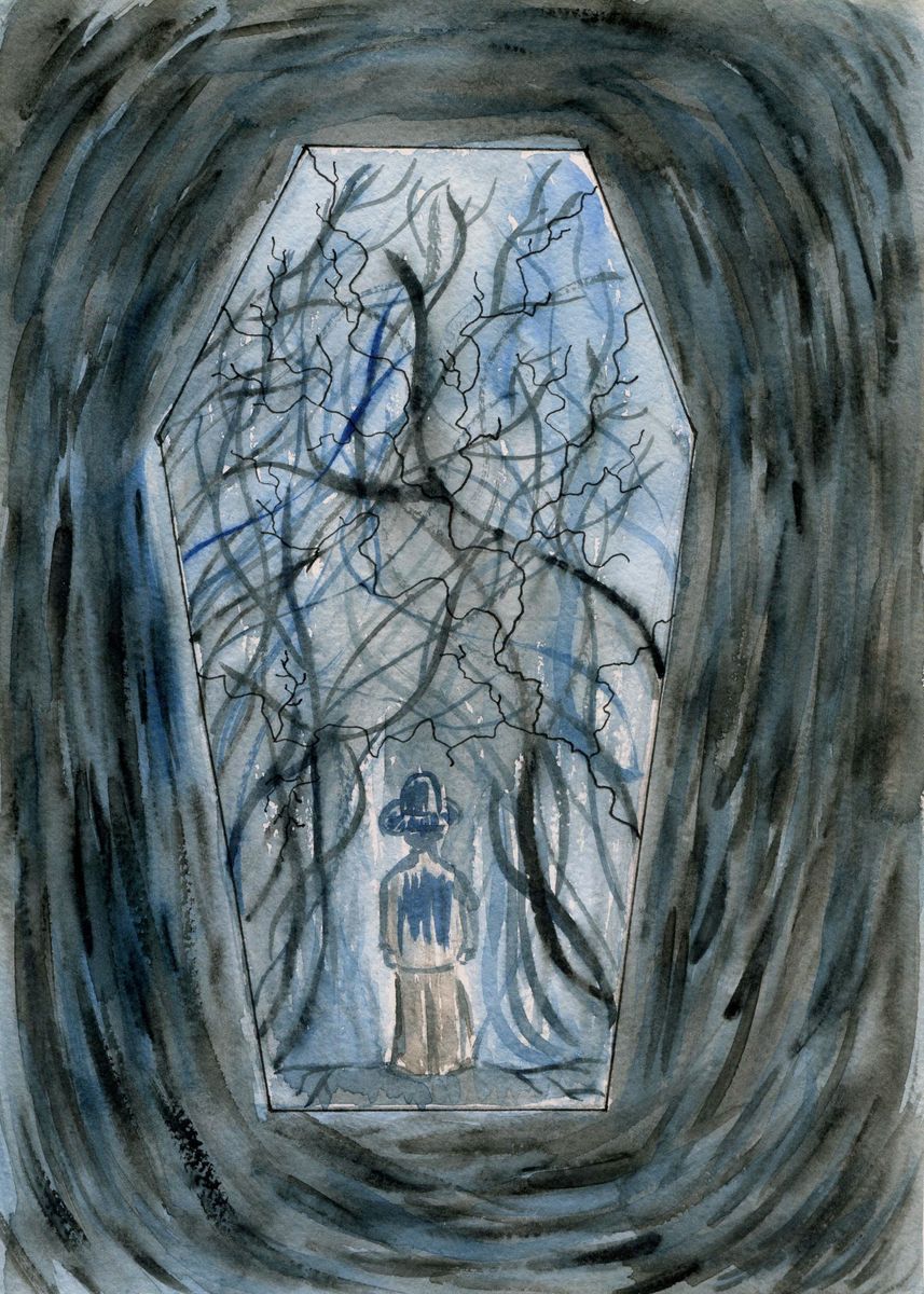 'Life coffin ' Poster, picture, metal print, paint by MOVVIC VICMO ...