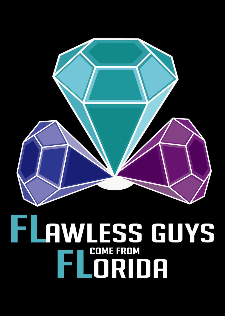 'Flawless Florida Boy Jewel' Poster, picture, metal print, paint by ...