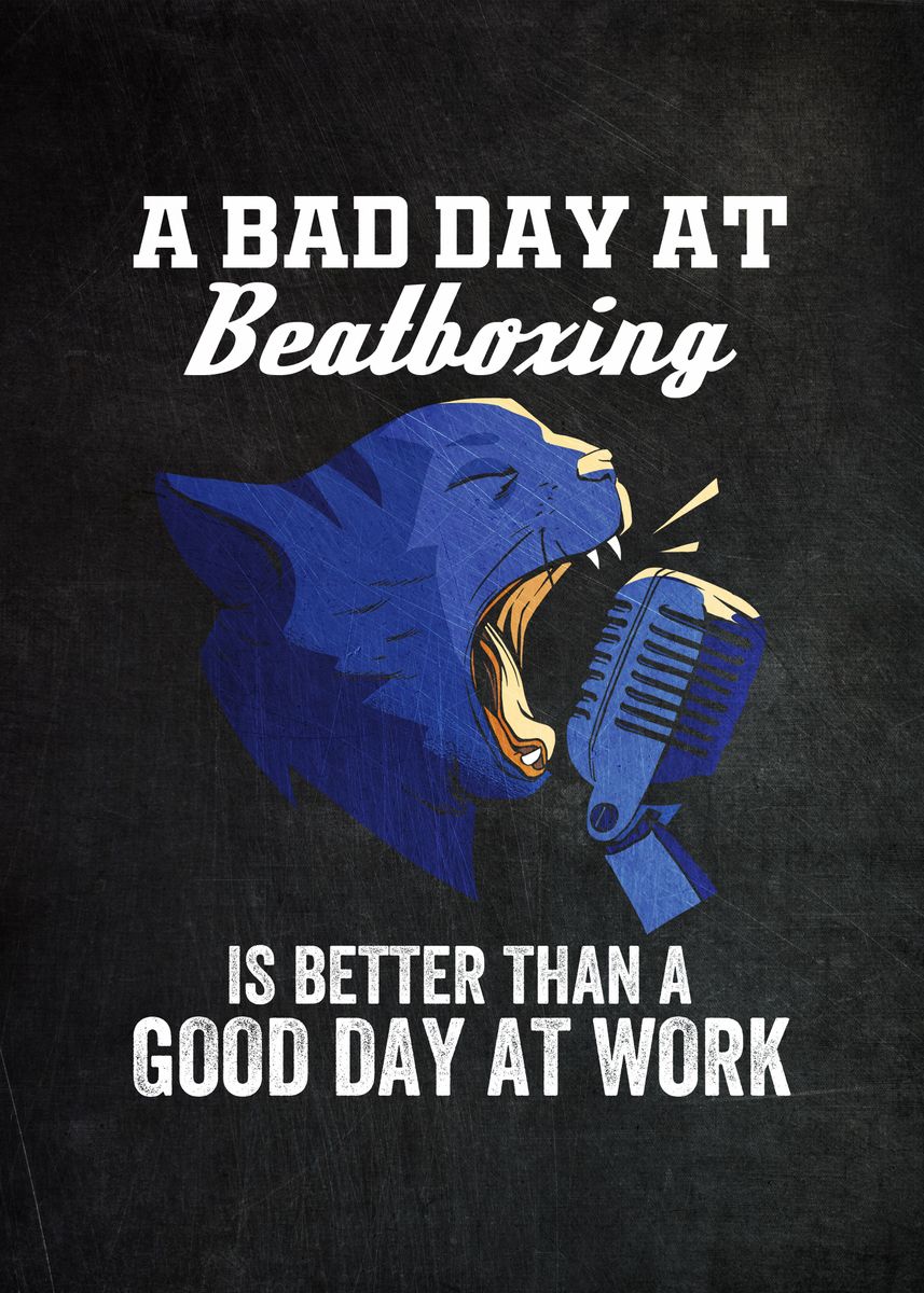 'Beatboxer' Poster, picture, metal print, paint by PosterWorld | Displate