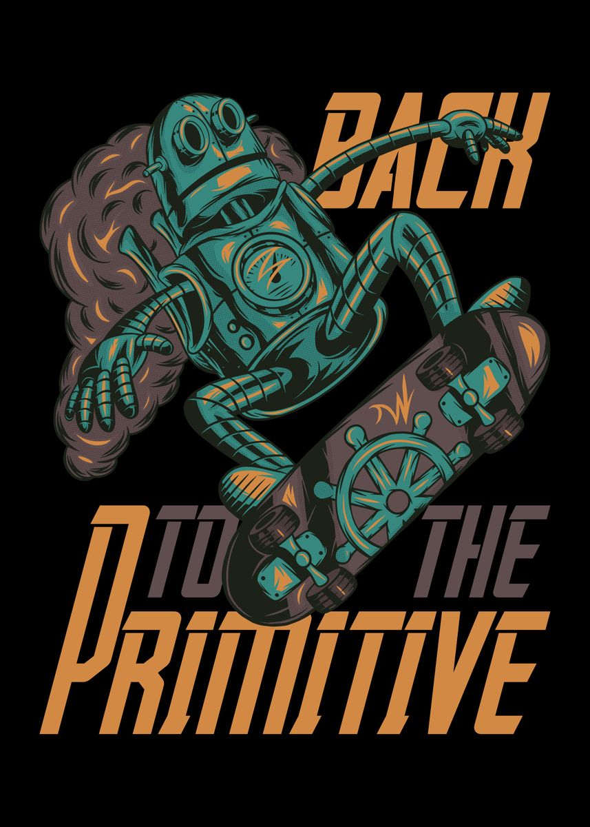 'Skateboard' Poster by Neon Poster | Displate