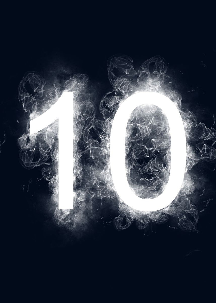 '10 smoky' Poster, picture, metal print, paint by The Bright Art | Displate