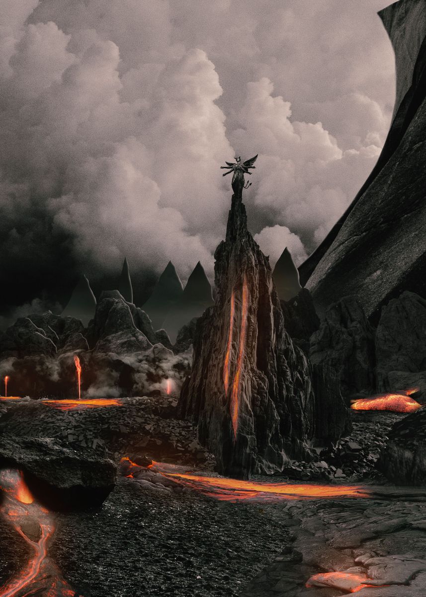 'Abyssia' Poster, picture, metal print, paint by Josh | Displate