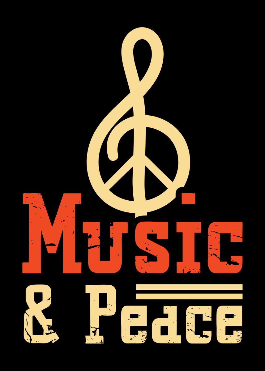 'Clef Calm Sound Song Music' Poster, picture, metal print, paint by ...