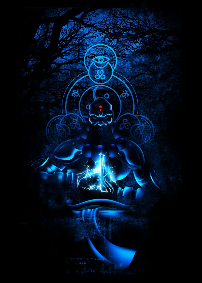 'Diablo Monk' Poster, picture, metal print, paint by Albert Lola | Displate