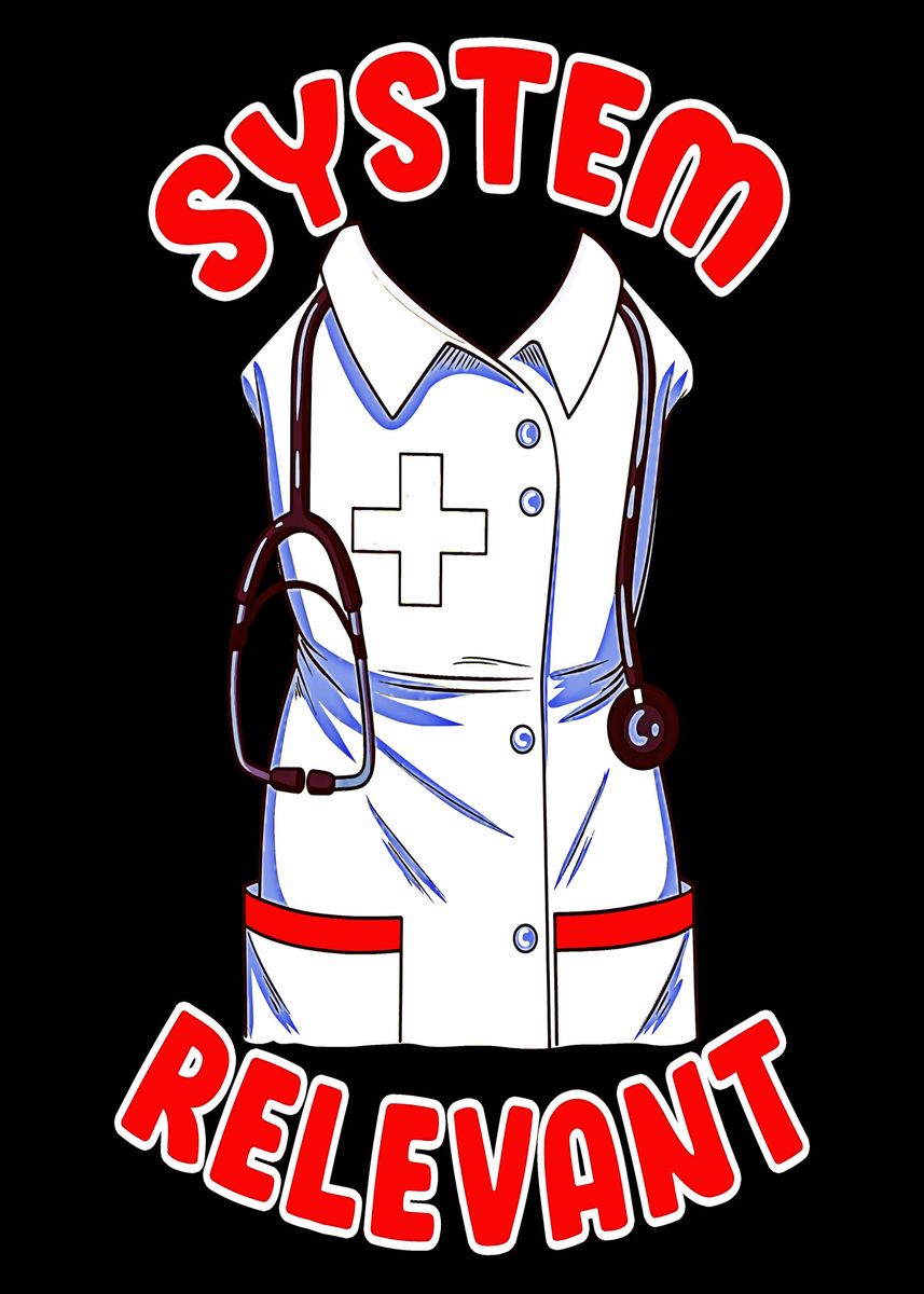'Nurse nursing system' Poster, picture, metal print, paint by ...