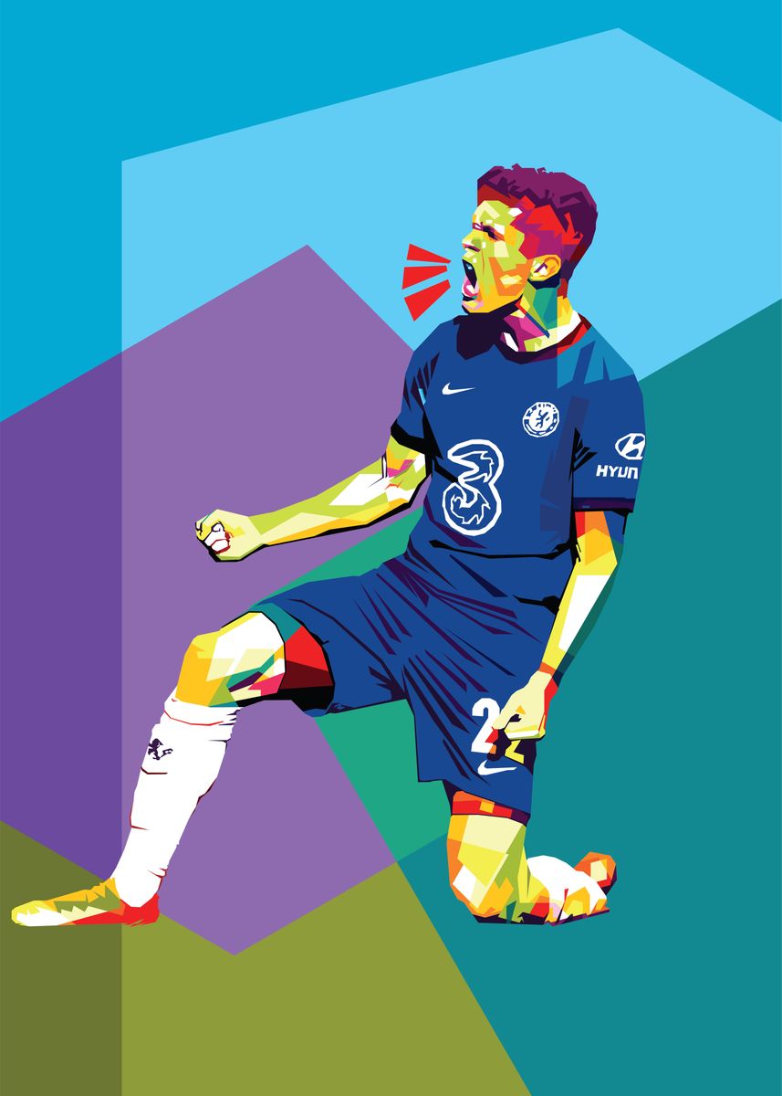 'christian pulisic' Poster, picture, metal print, paint by Aminuddin ...