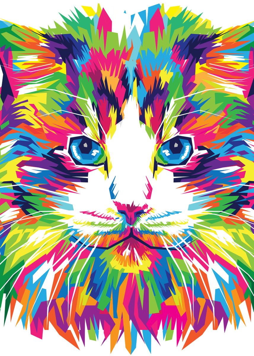'Cat ' Poster by Queensy Collin | Displate