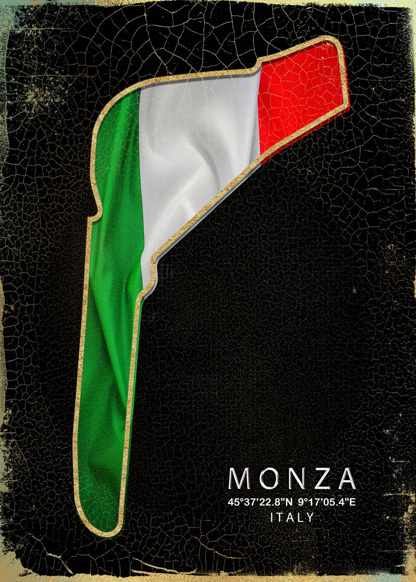 'MONZA TRACK' Poster by Studio Six | Displate