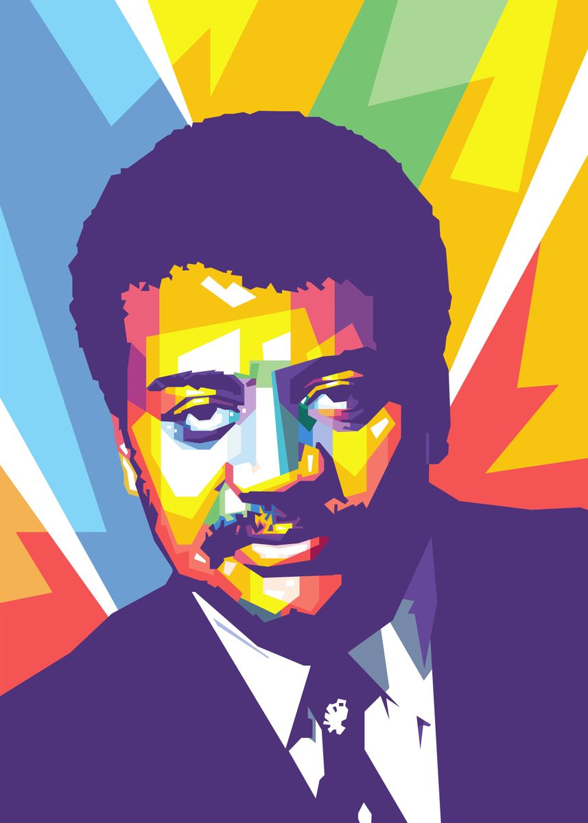 'Neil deGrasse Tyson' Poster, picture, metal print, paint by Sherlock ...