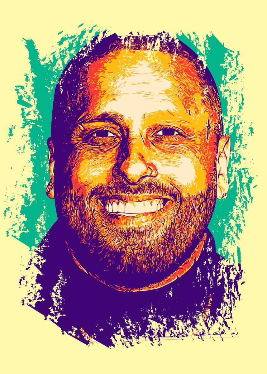 'Nicky Jam Artwork' Poster, picture, metal print, paint by Rizky Irawan ...