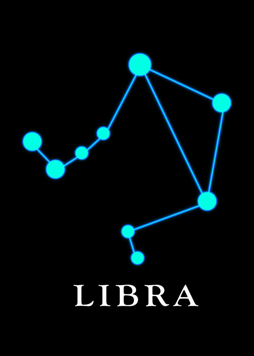 'Libra Star Constellation' Poster by FunnyGifts | Displate