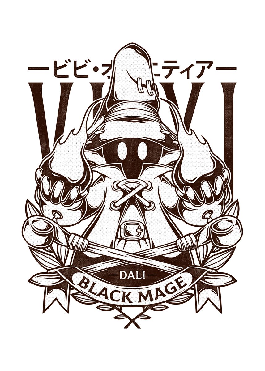 'Final Fantasy IX Vivi Art' Poster, picture, metal print, paint by ...