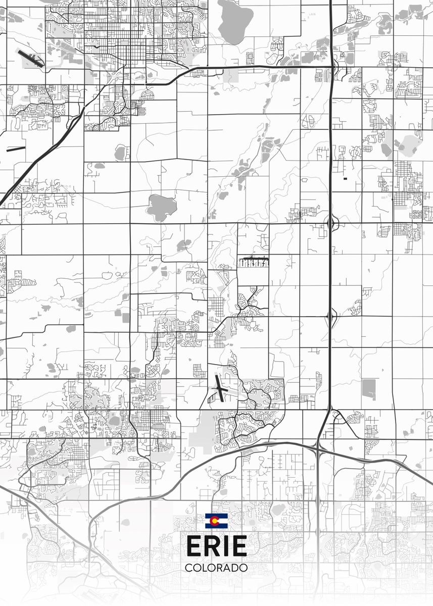 'Erie CO' Poster by IMR Designs | Displate