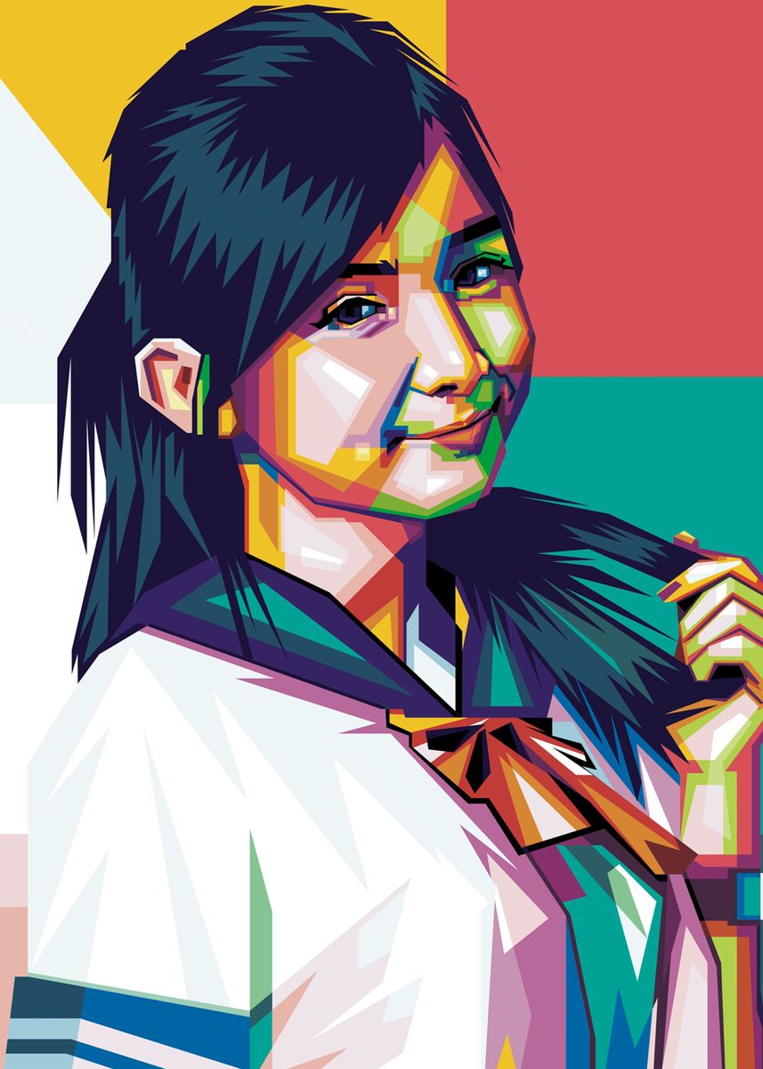 'JAPANESE GIRL' Poster by Ferdianto Kartono | Displate