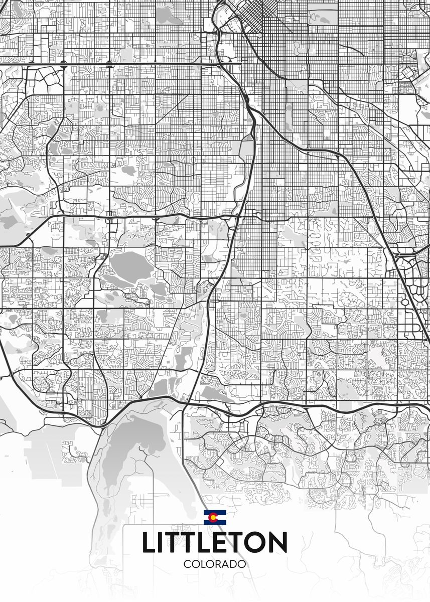 'Littleton CO' Poster, picture, metal print, paint by IMR Designs ...