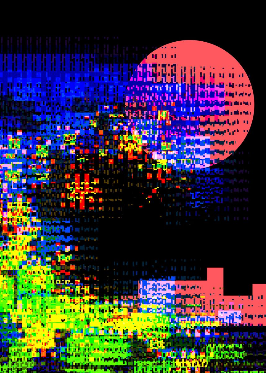 'Broken Wave' Poster by CESQ | Displate