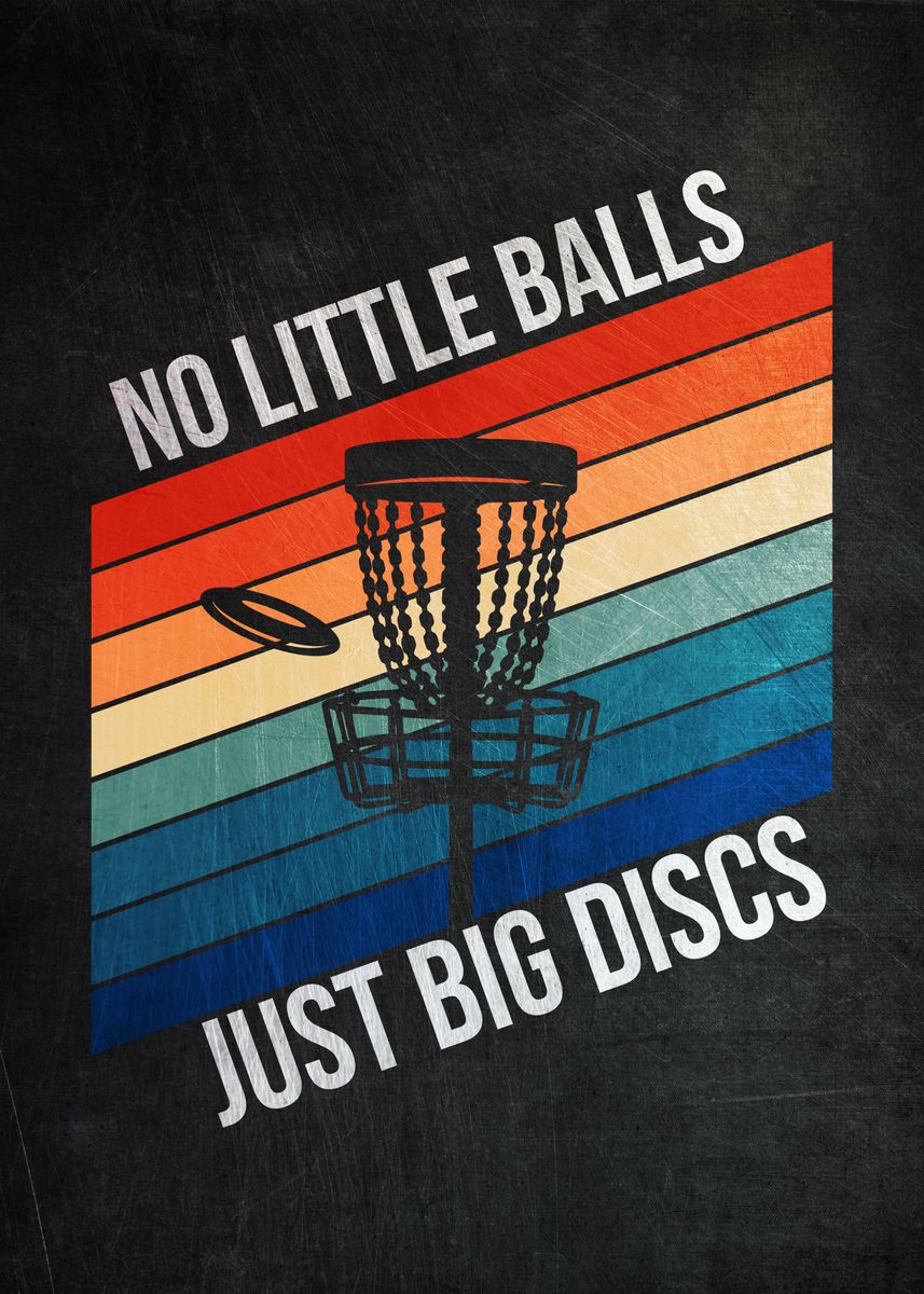 'Disc Golf' Poster, picture, metal print, paint by PosterWorld | Displate