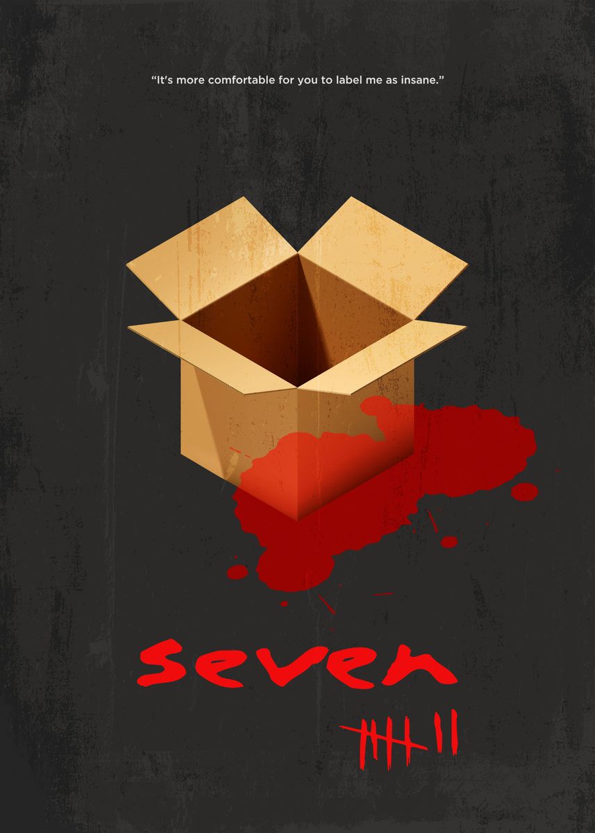 'Seven' Poster, picture, metal print, paint by Kunyah | Displate