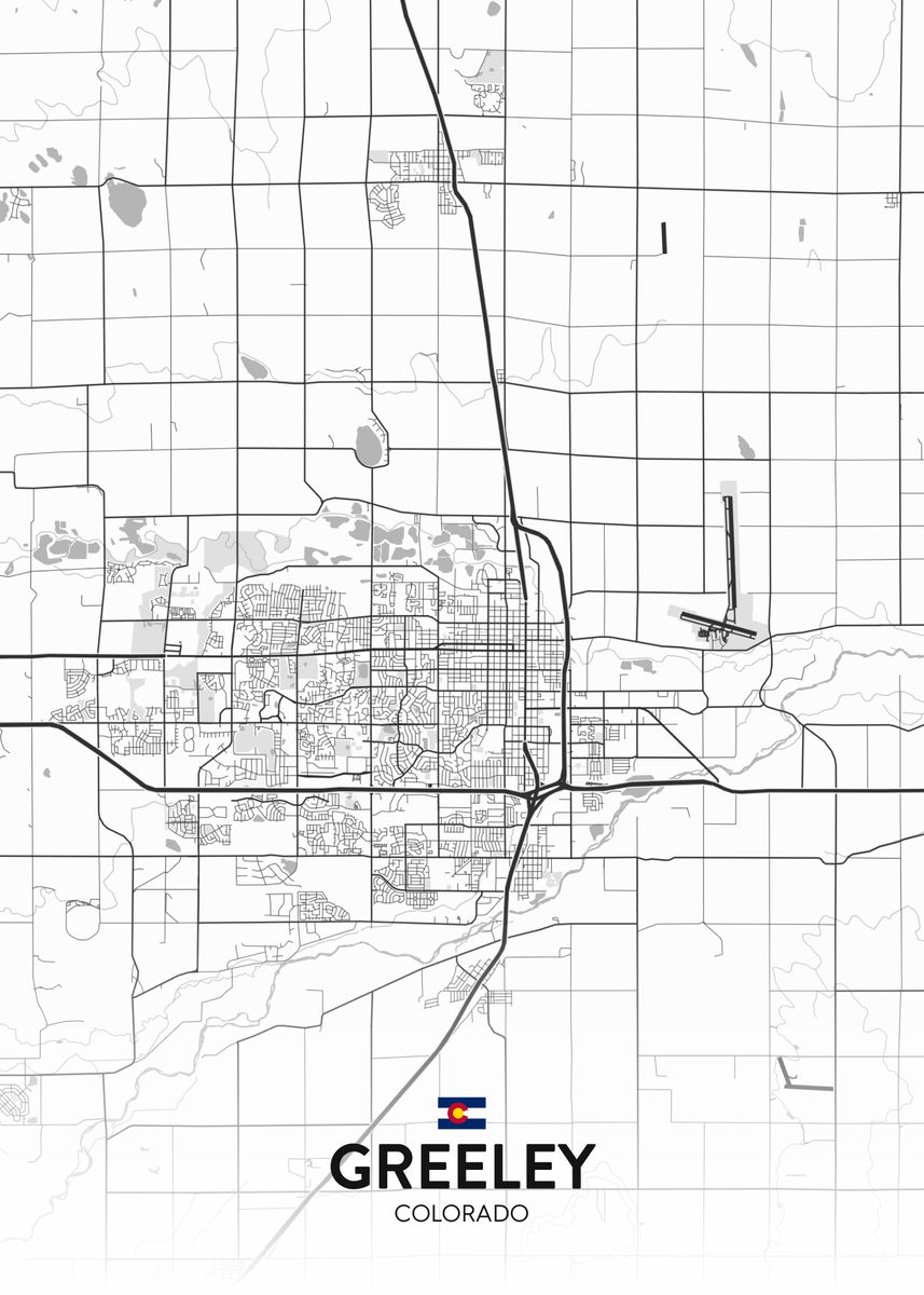 'Greeley CO' Poster by IMR Designs | Displate