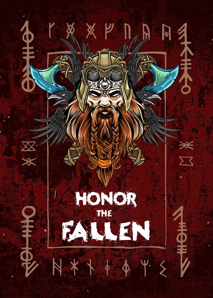 'Honor the fallen' Poster, picture, metal print, paint by ikaruna ...