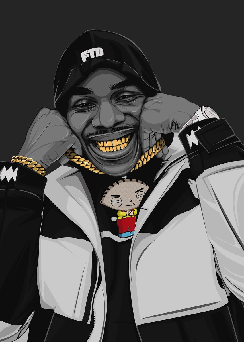 'DaBaby' Poster by Mark Andrew Sabas | Displate