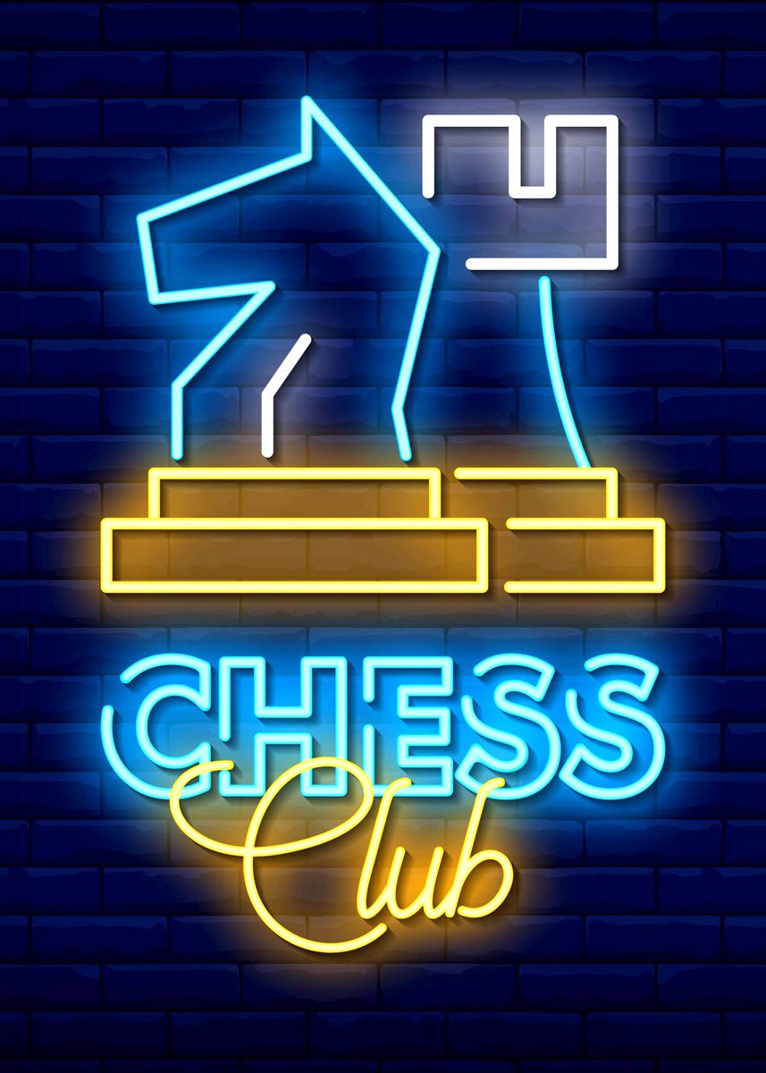 'Chess Club' Poster, picture, metal print, paint by Motivation ManiaC ...