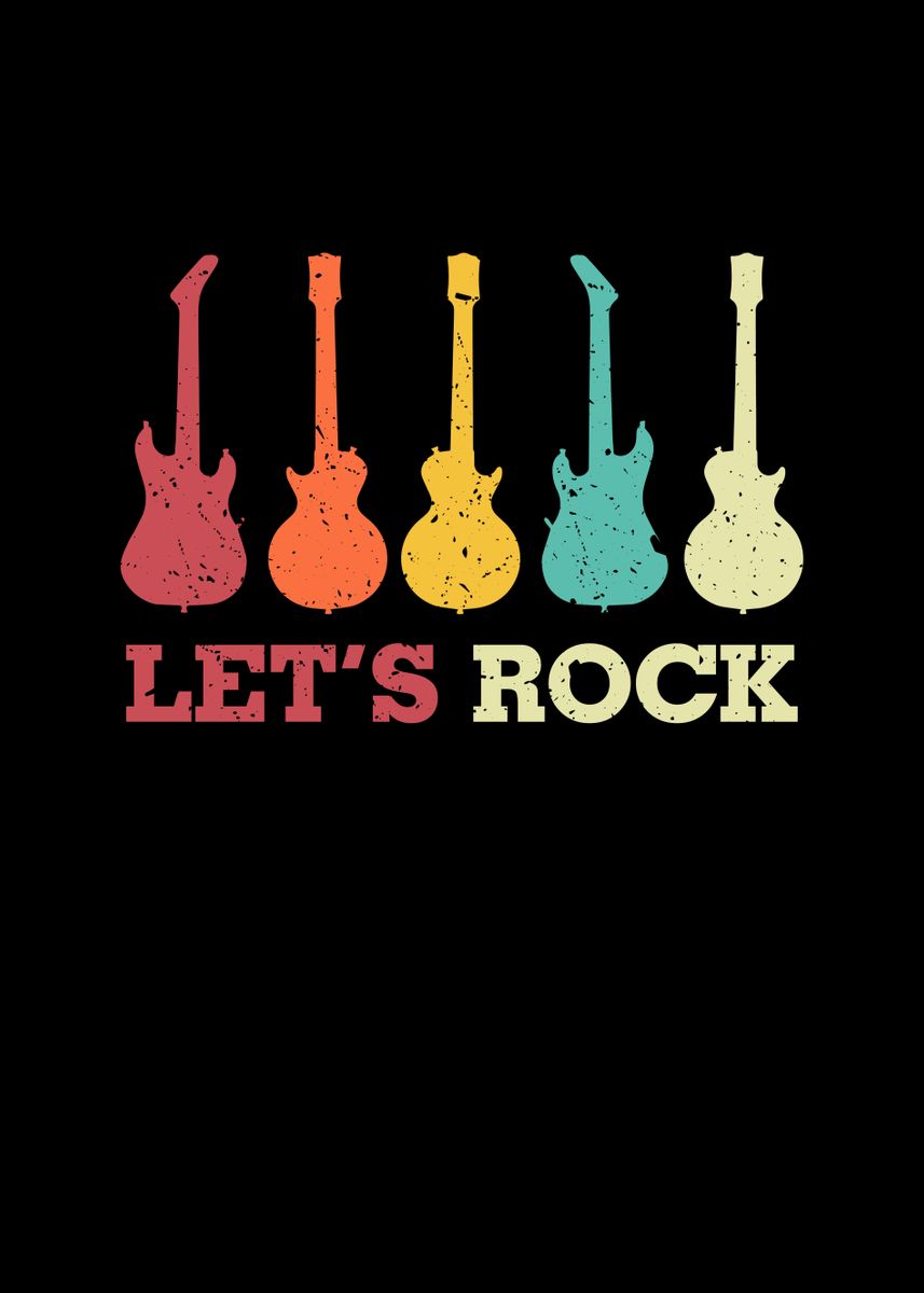 'Lets Rock' Poster, picture, metal print, paint by Francois Ringuette ...