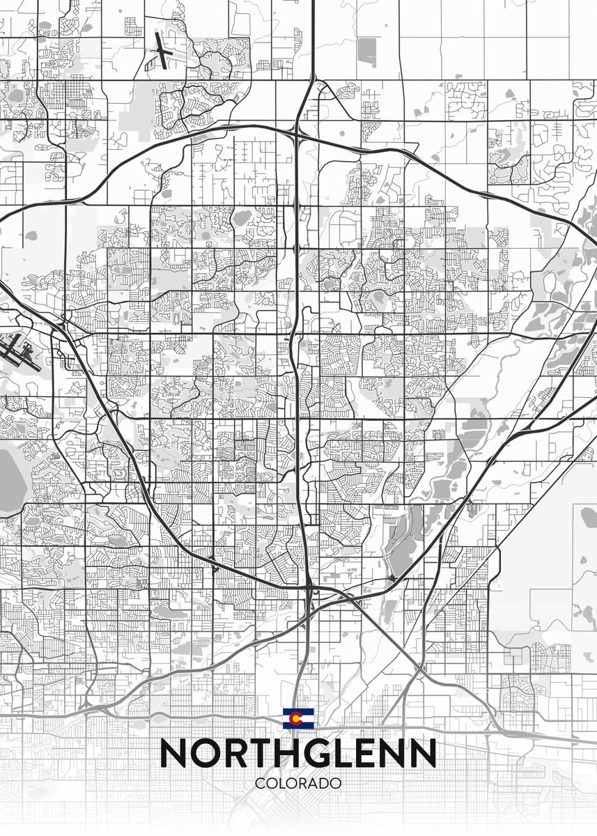 'Northglenn CO' Poster, picture, metal print, paint by IMR Designs ...